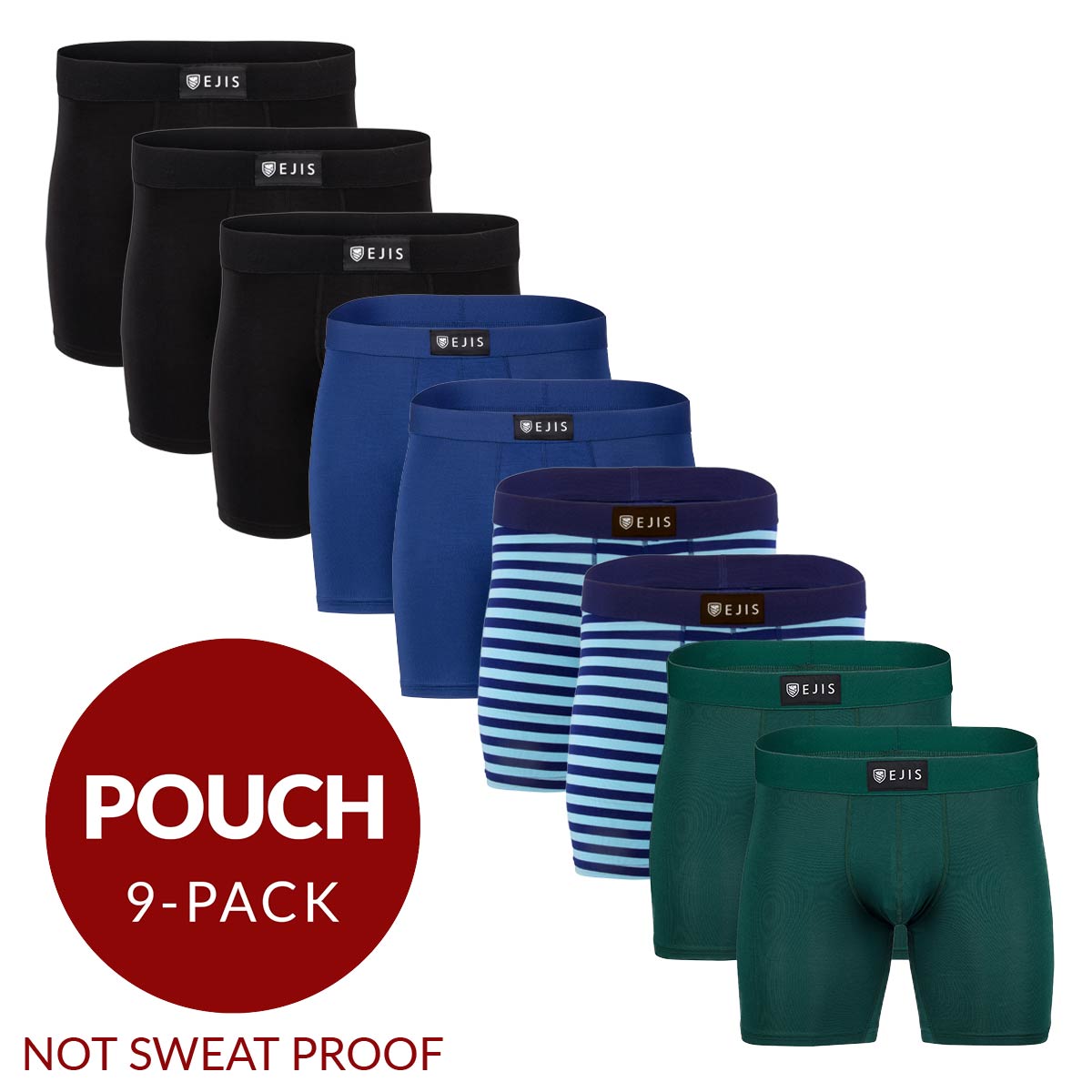 Essential Boxer Briefs | Anti-Odor Boxers for Men - Ejis